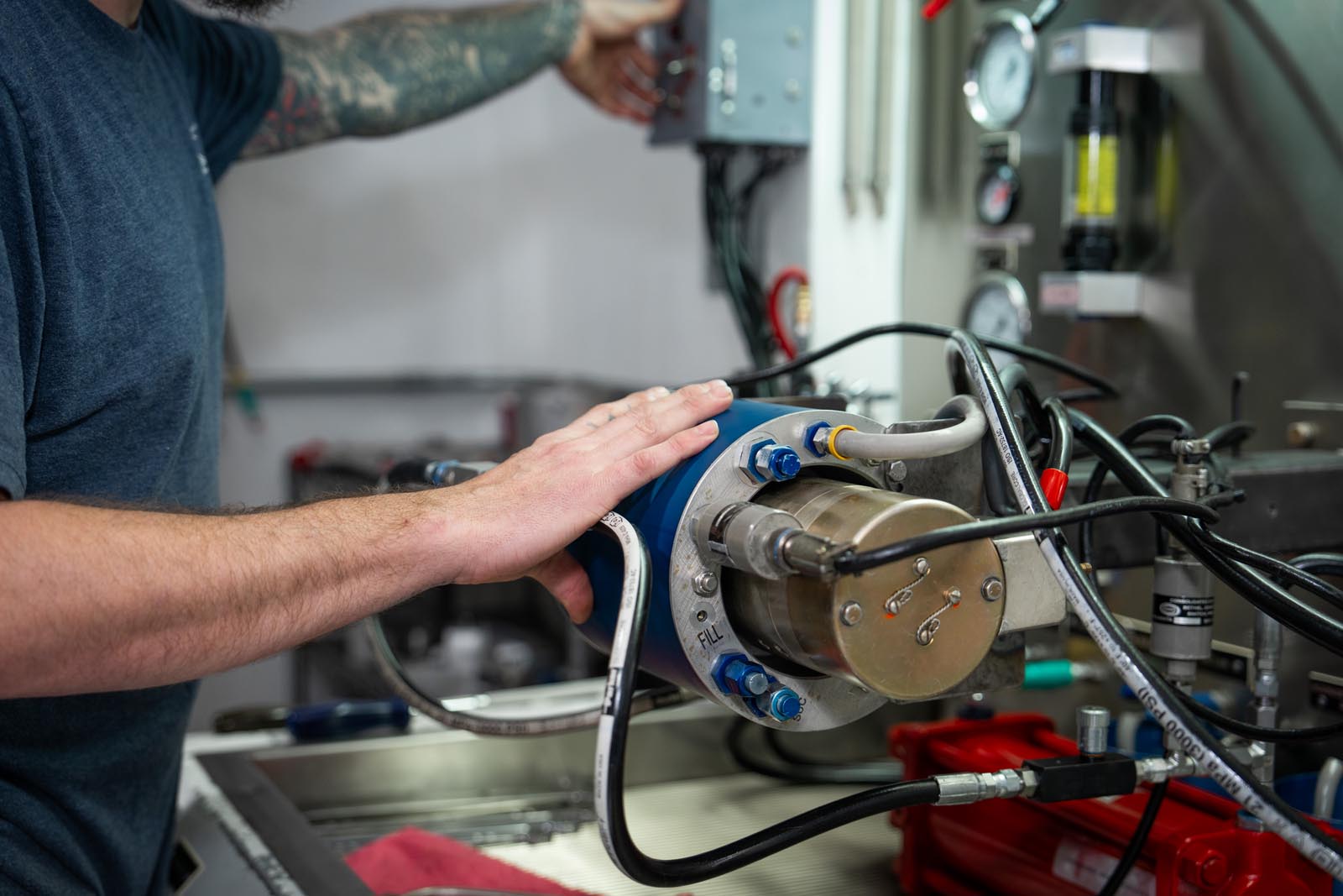 Aircraft Part Assembly | Hydraulic & Electrical Components